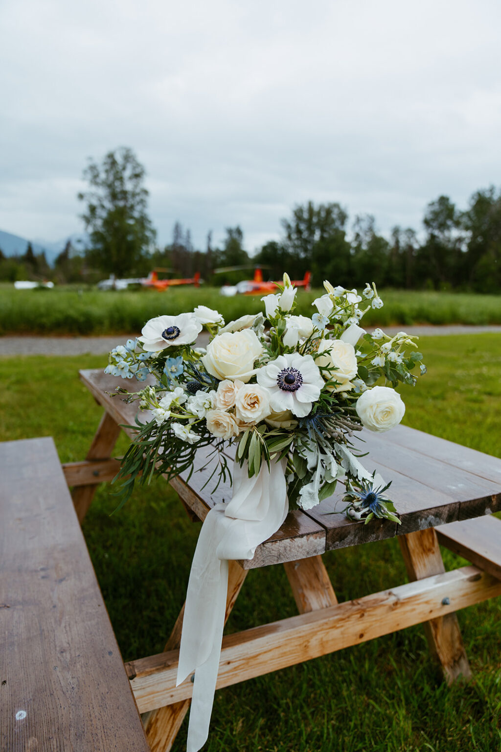 Alaska Helicopter Elopement Meets Lakeside Wedding - Sabrina Fitz Photo ...