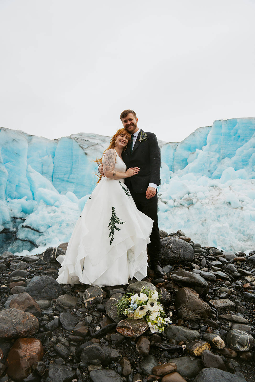 Alaska Helicopter Elopement Meets Lakeside Wedding - Sabrina Fitz Photo ...