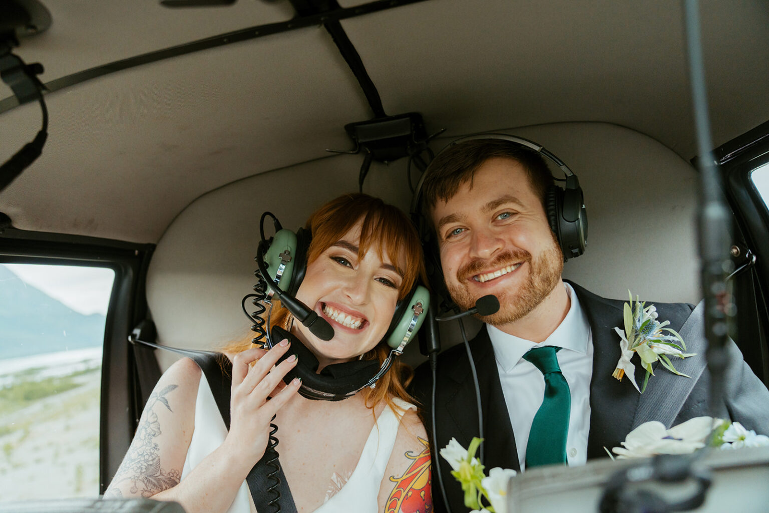Alaska Helicopter Elopement Meets Lakeside Wedding - Sabrina Fitz Photo ...
